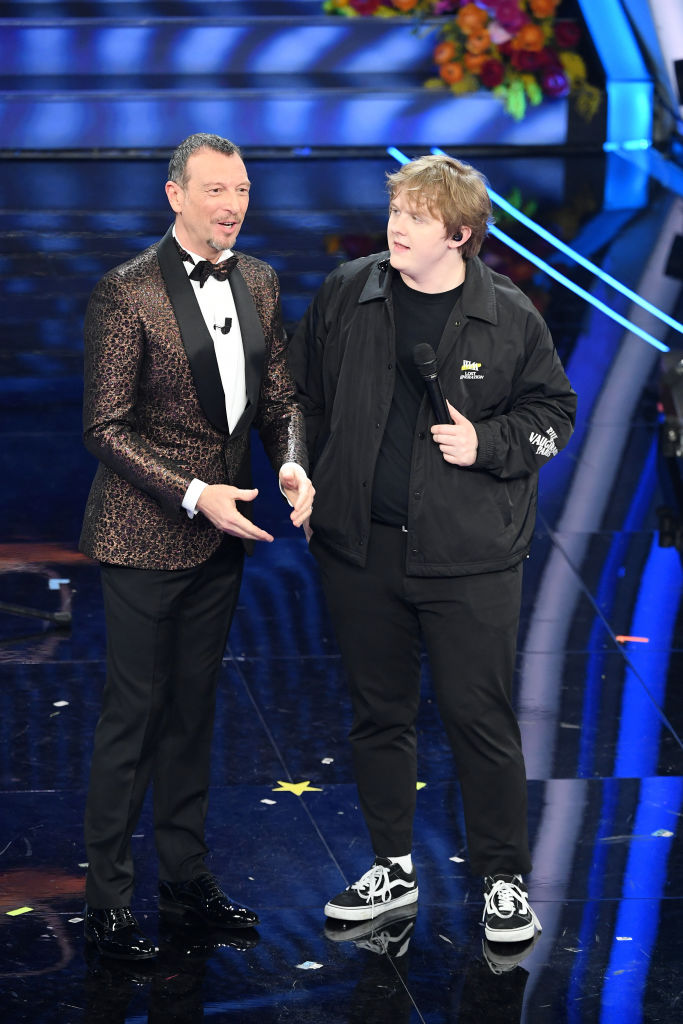Lewis Capaldi delights some Celtic fans with brilliant Italian TV moment