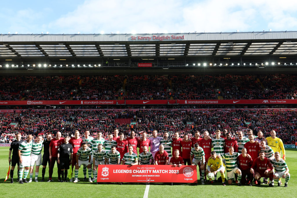 Massive crowd turnout at Anfield as Celtic take on Liverpool