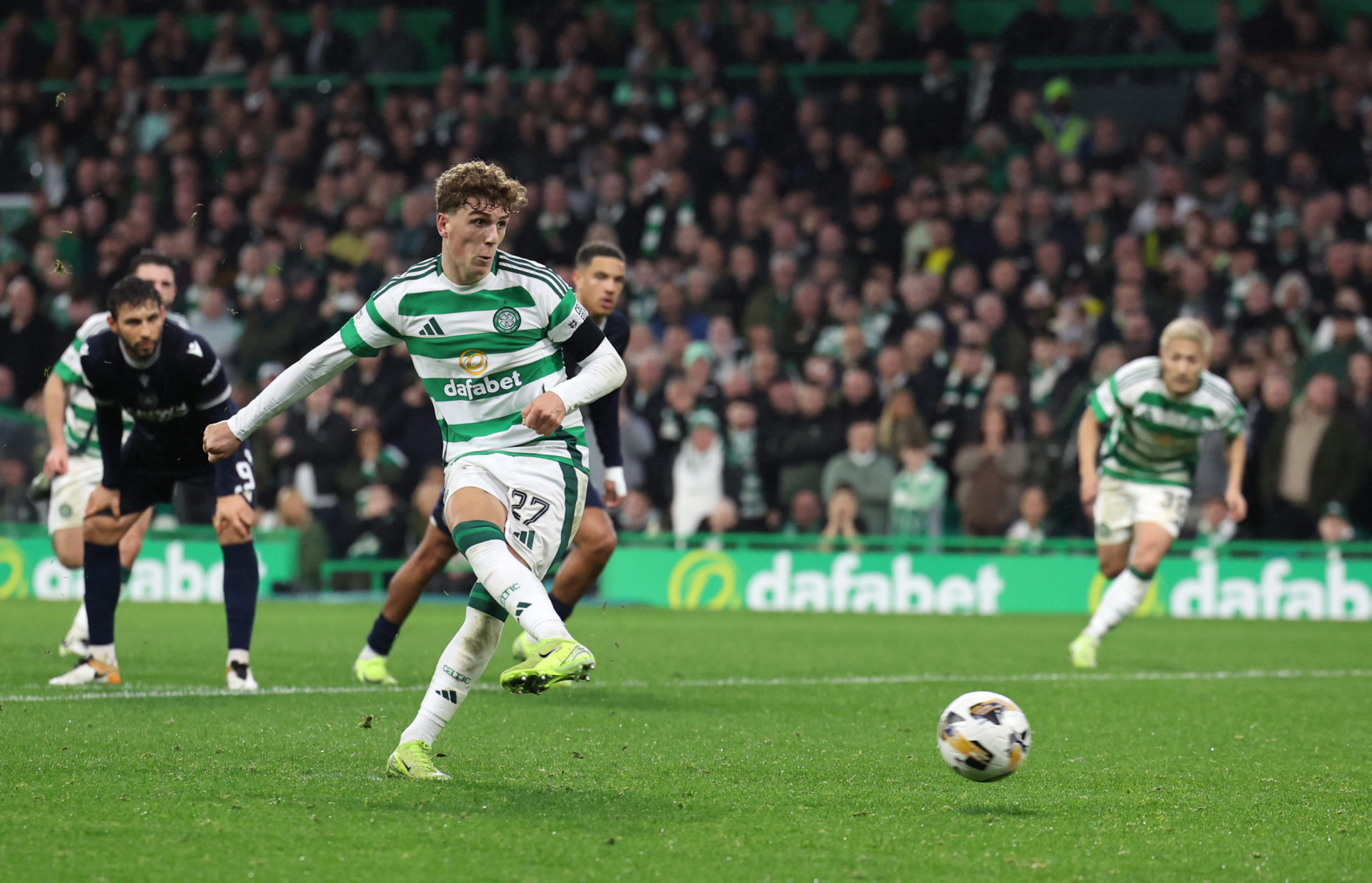 Arne Engels passion captured by Unique Angle after scoring for Celtic ...