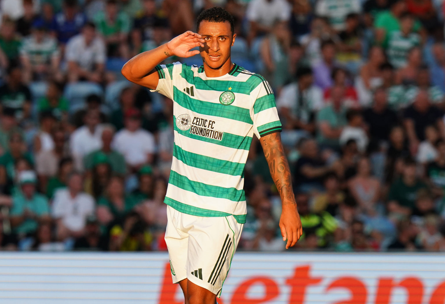 Brendan Rodgers uses one word to describe Adam Idah's performance after ...