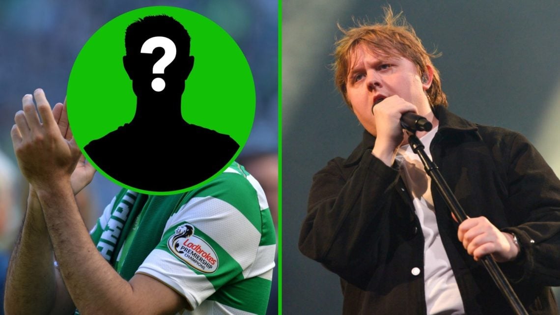 Celtic fans will love picture of Lewis Capaldi with Hoops cult hero