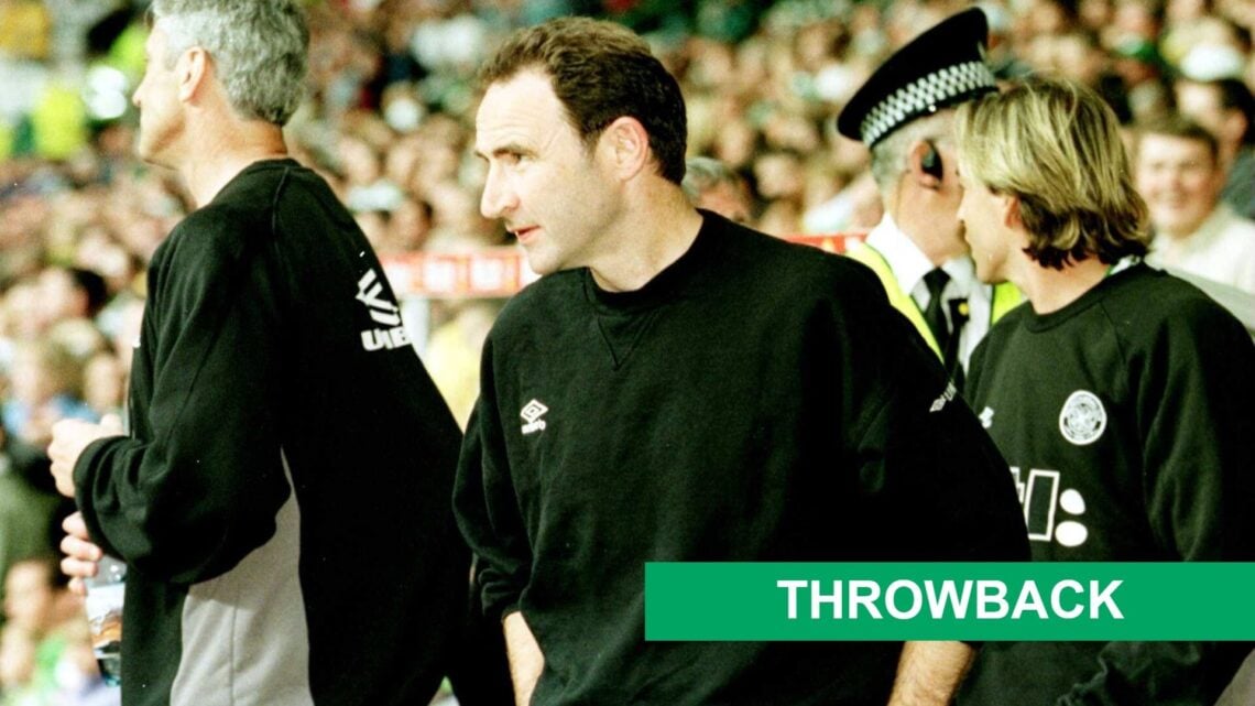 Martin O'Neill began his first stint as Celtic manager with a win ...