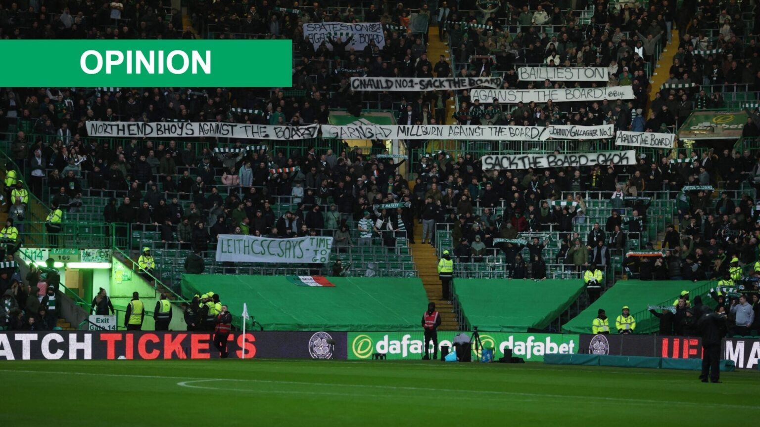 The Celtic Park atmosphere is the worst it has been for years