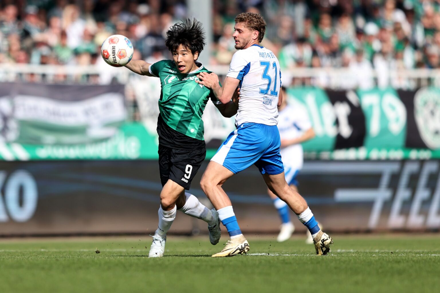 Celtic loanee Shin Yamada hooked at half-time before fan tries stopping ...