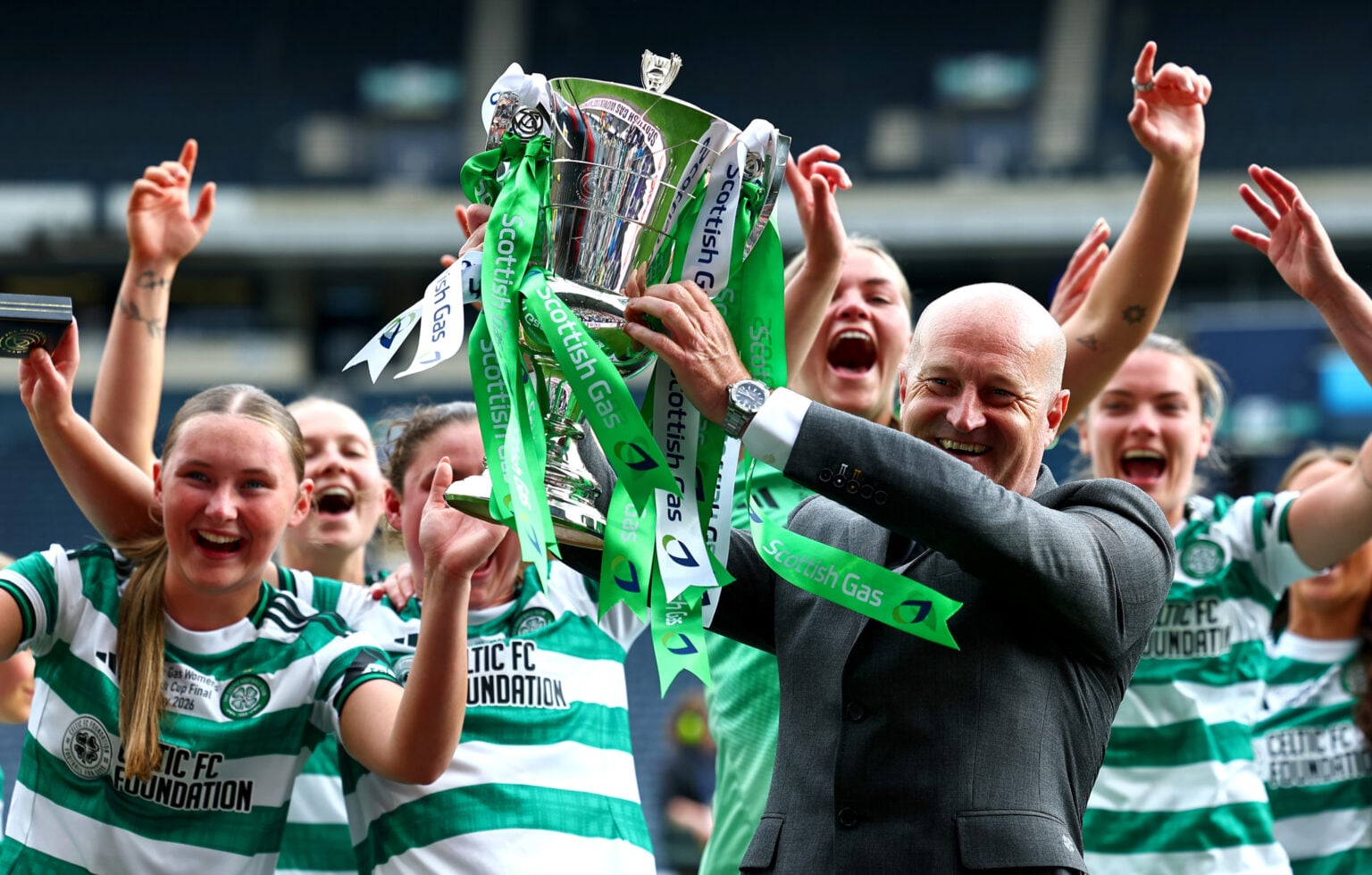 Celtic Women's captain follows Callum McGregor as Scottish Cup trophy ...